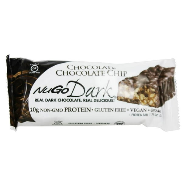 NuGo Nutrition - Dark Chocolate Bar Chocolate Chip - 1.76 oz. - Walmart.ca