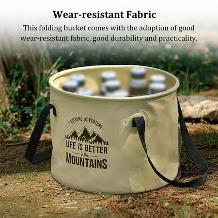 Collapsible Water Bucket Accessory Universal Holding Tool Storage ...