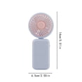 USB Fans Portable Desk Fan with Flexible Gooseneck Quiet for Home ...