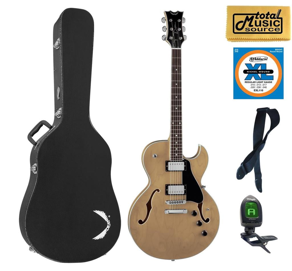 Dean Guitars Colt Series COLT GN HSBKPACK Semi-Hollow-Body Electric ...