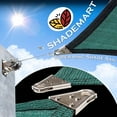 ShadeMart 28' x 48' x 55.57' Green Right Triangle Size Super Ring Sun ...