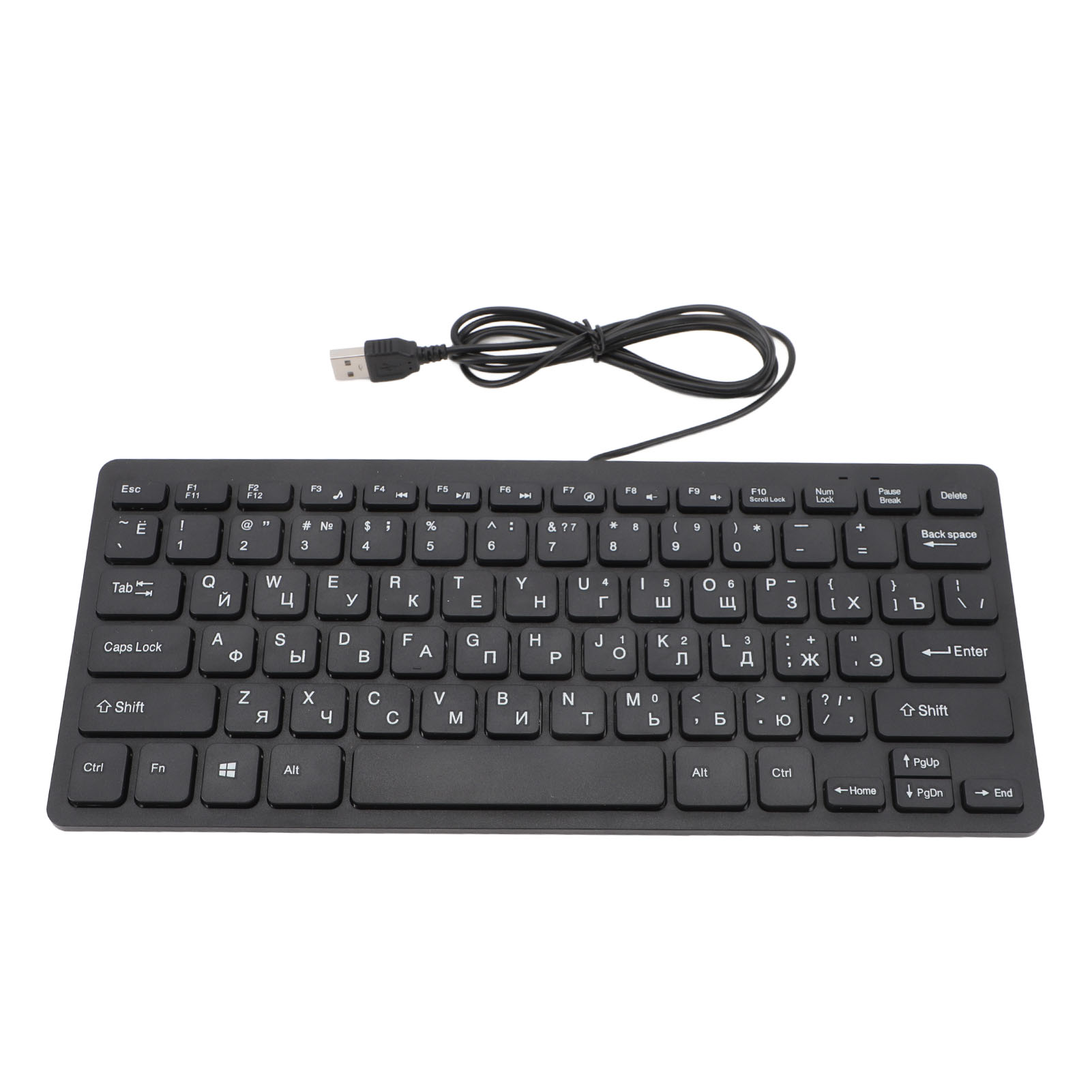 Teclado de CompuTADORA CAN CABLE, Teclado Con Cable USB DE 78 Teclas ...
