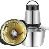 XZZ Food Chopper Electric, 8-Cup Food Processor with 2L Stainless Steel ...