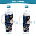 40 oz Stainless Steel Tumbler Vacuum Insulated Leak Proof Stainless ...