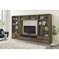 Lexicon Danio Modern Wood 4-Shelf Side Pier in Rustic Natural - Walmart.com
