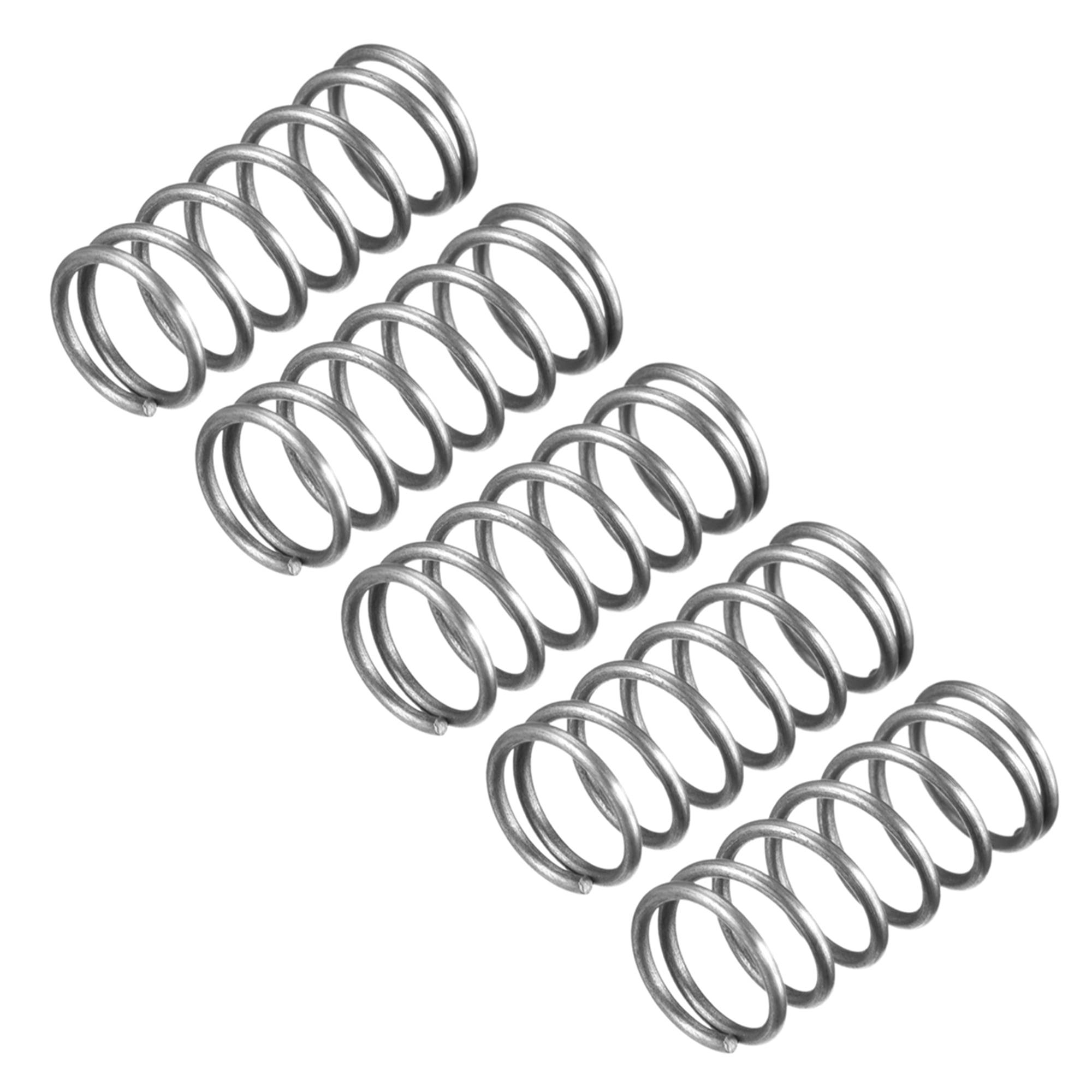 0.9x9x20mm Spring Steel Coil Extended Compressed Spring 5 Pcs - Walmart.com