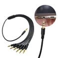 3.5mm Cable Male to Male Splitter for Electric Guitar Mixing Console ...