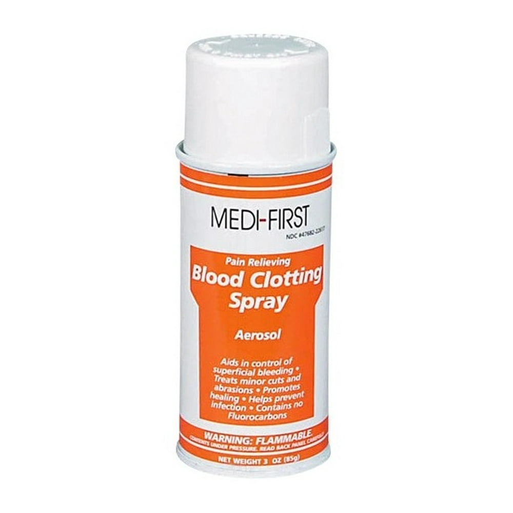 Blood Clotting Spray Can by Medi-First 1 Count MS-60910 - Walmart.com ...