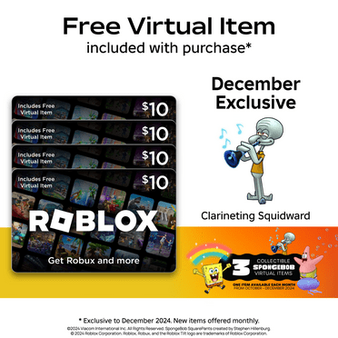Roblox $15 eGift Card [Digital] + Exclusive Virtual Item - Walmart.com