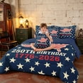 Manfei Retro Map Stars Full Size Bedding Sets, America 250th Birthday ...