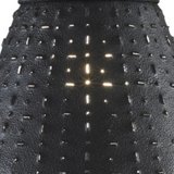 Park Designs Metal Dot Dash Shade - 12" - Black - Walmart.com