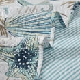 Jessy Home Shell Quilt Queen/Full Size Coastal Beach Bedspreads ...
