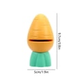 Carrot-Shaped Kitchen Knife Sharpener – Easy Manual Sharpening Tool for ...