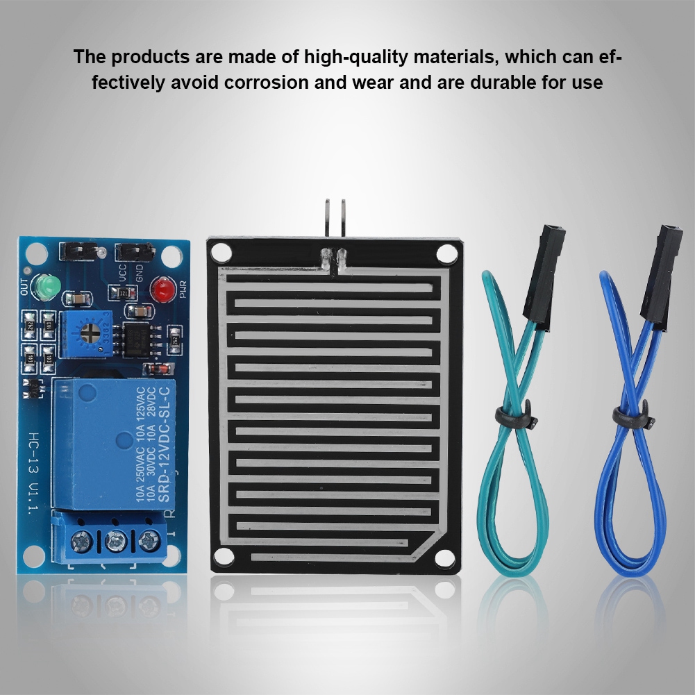 Water Raindrops Detection Module 12V Rain Water Raindrops Detection ...