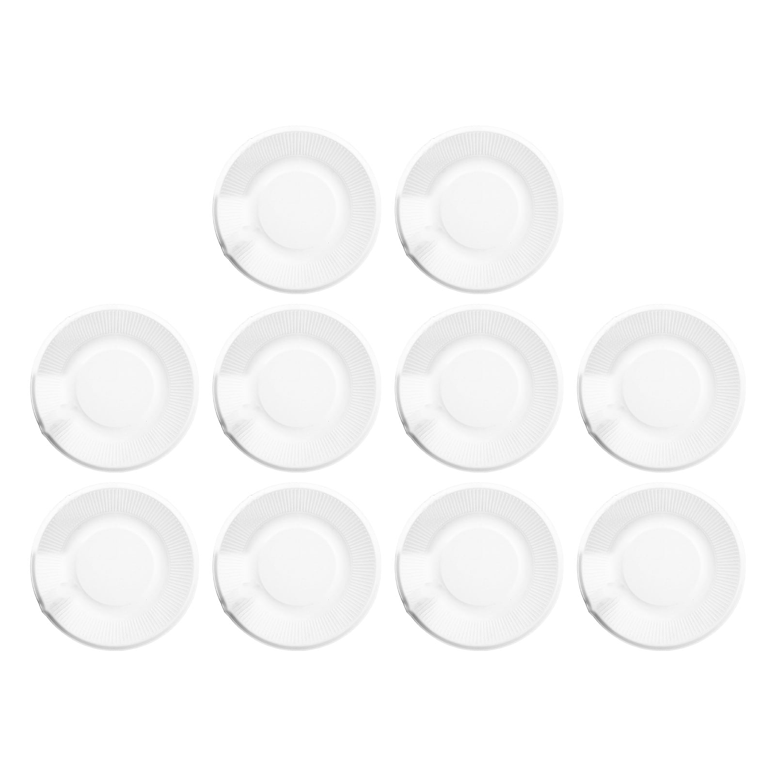 FaLX 10Pcs Painting Plate - Uncolored - Paintable White - 6/7/8/9 ...