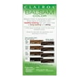 Clairol Balsam Color Long Lasting Permanent Hair Color Kit, 020 Darkest ...