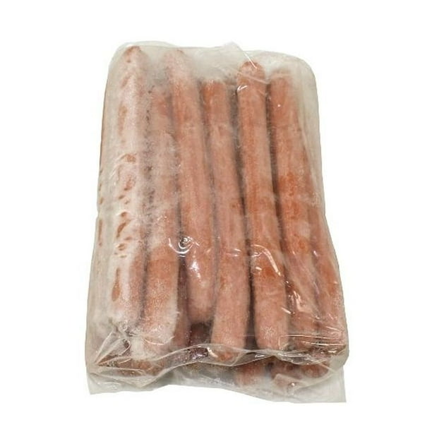 Nathans Famous Skinless Beef Frank - 40 Count per Pack -- 1 per Case ...