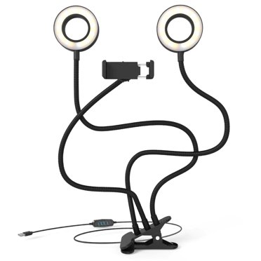 Bower 50 LED Photo/Video Light with Phone Mount Holder; Black - Walmart.com