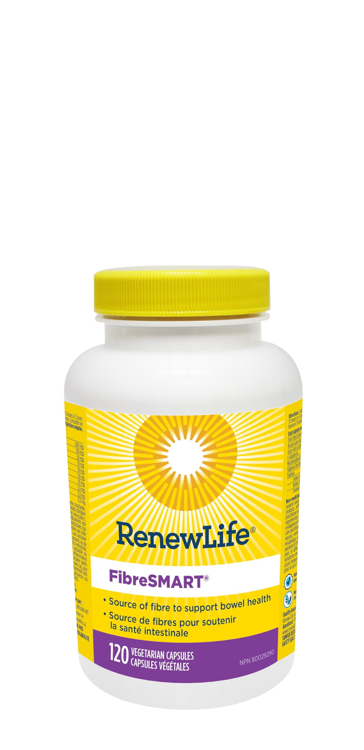 Suplemento de fibra Renew Life Fiber Smart 120 cápsulas | Bodega ...
