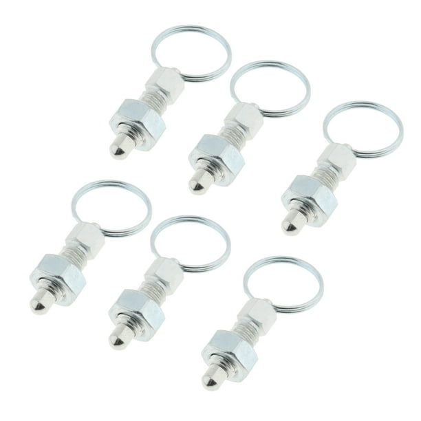 6 Unids M6 Tipo de Acero Inoxidable sin Bloqueo de émbolo de Resorte ...