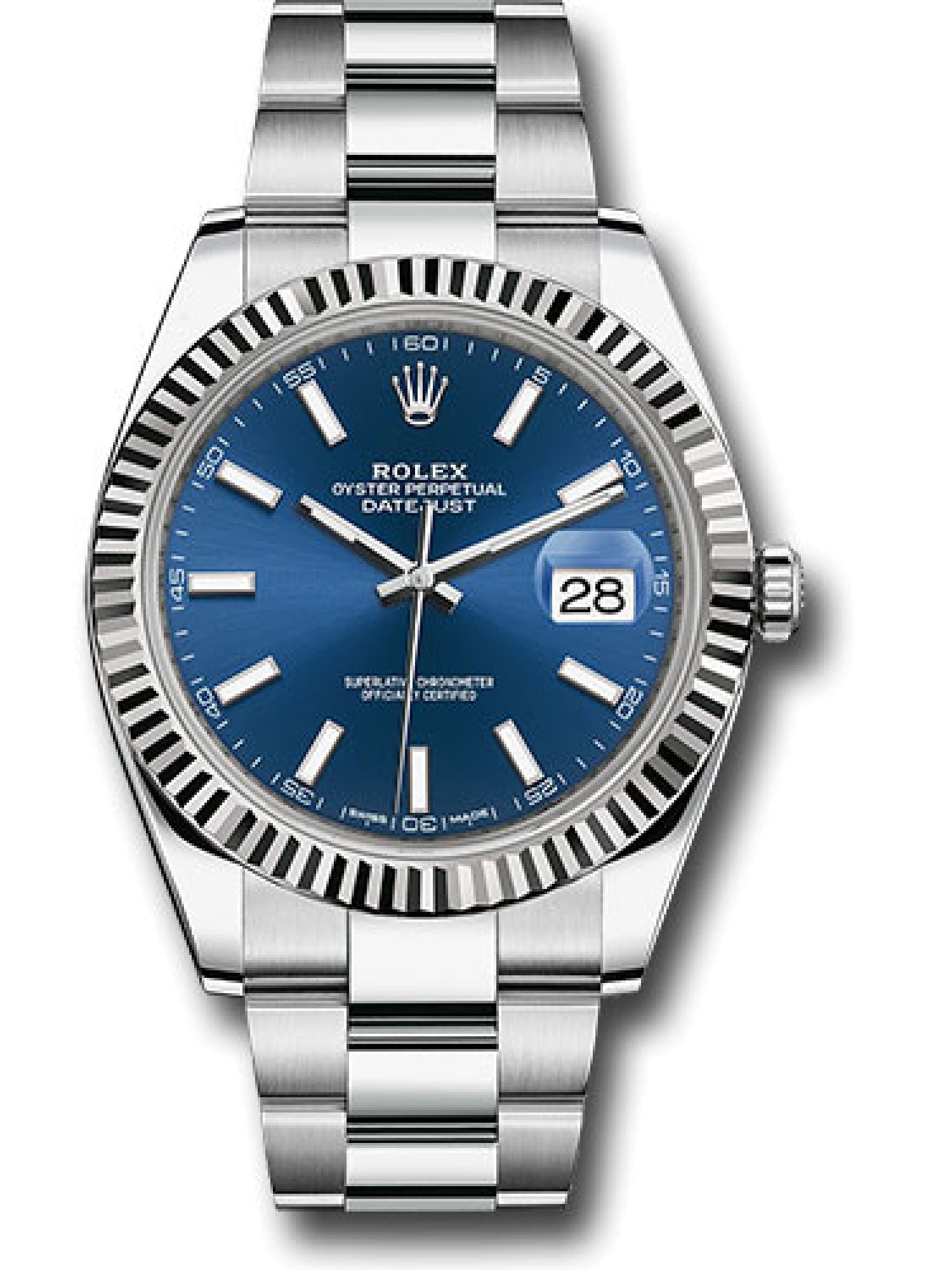 Rolex Mens Datejust 41mm Watch W126334BLIONWTF Walmart