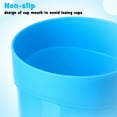 NOGIS 12 Pcs Unbreakable Plastic Tumblers,Kids Plastic Cups,Plastic ...