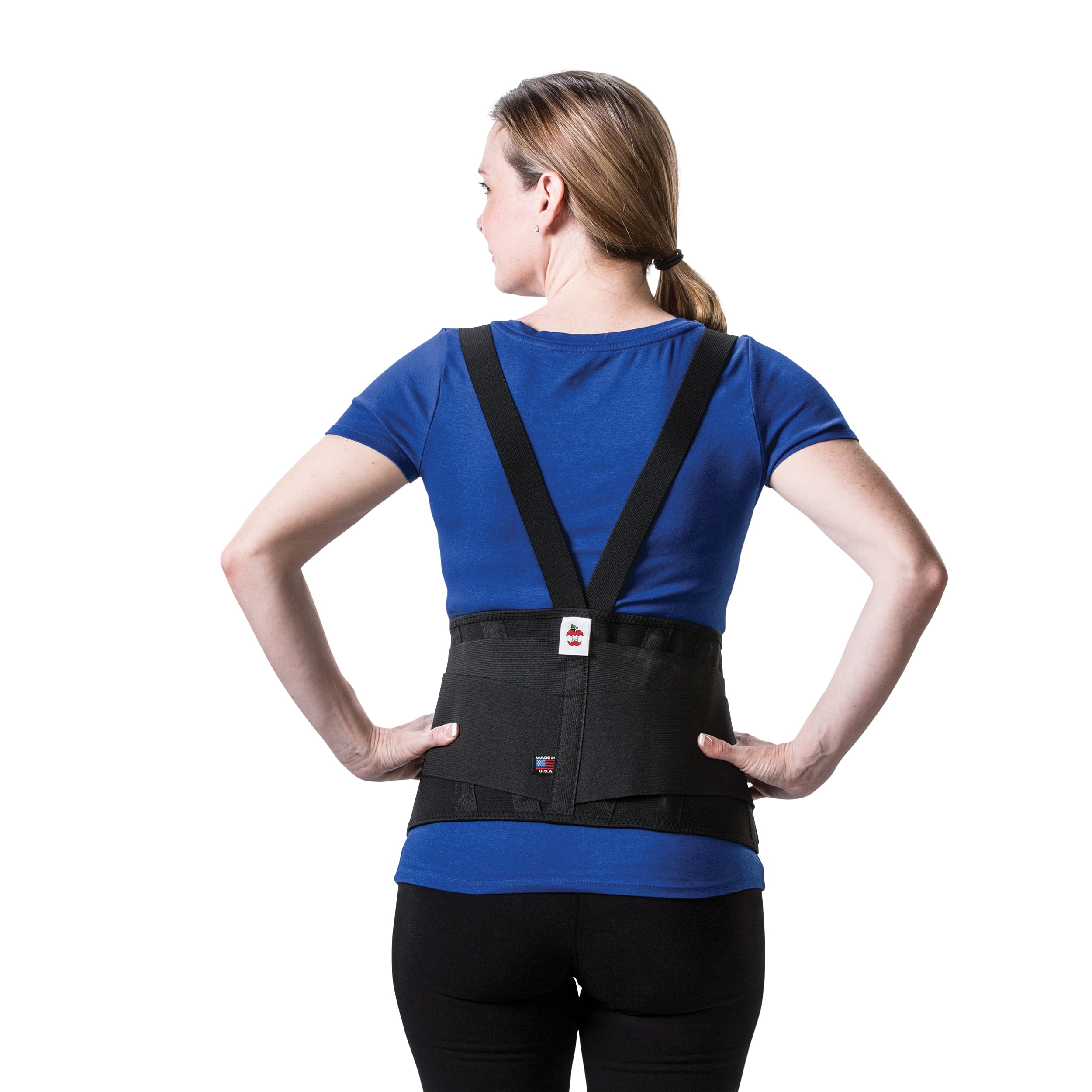Core Products Elastic Industrial Back Belt Support, Black - XLarge ...