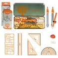 Geometry Set for Students, Math Protractor Compass with Rulers, Box of ...