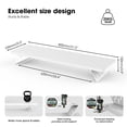 Fenge Dual Monitor Stand Riser, 31.5 inch Long Monitor Stand for Desk ...