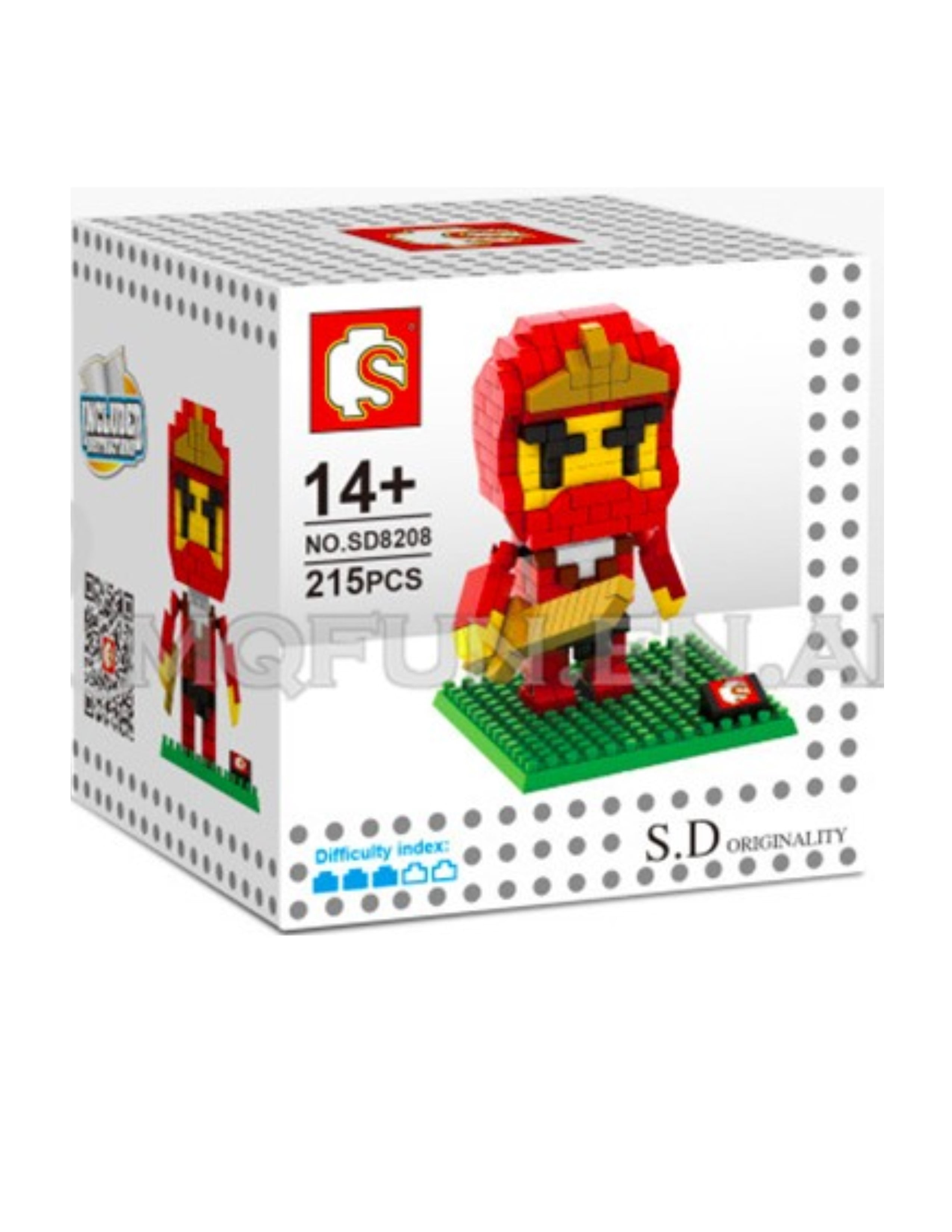 Buy iblock fun red ninja building blocks (215pcs) Online at Lowest ...