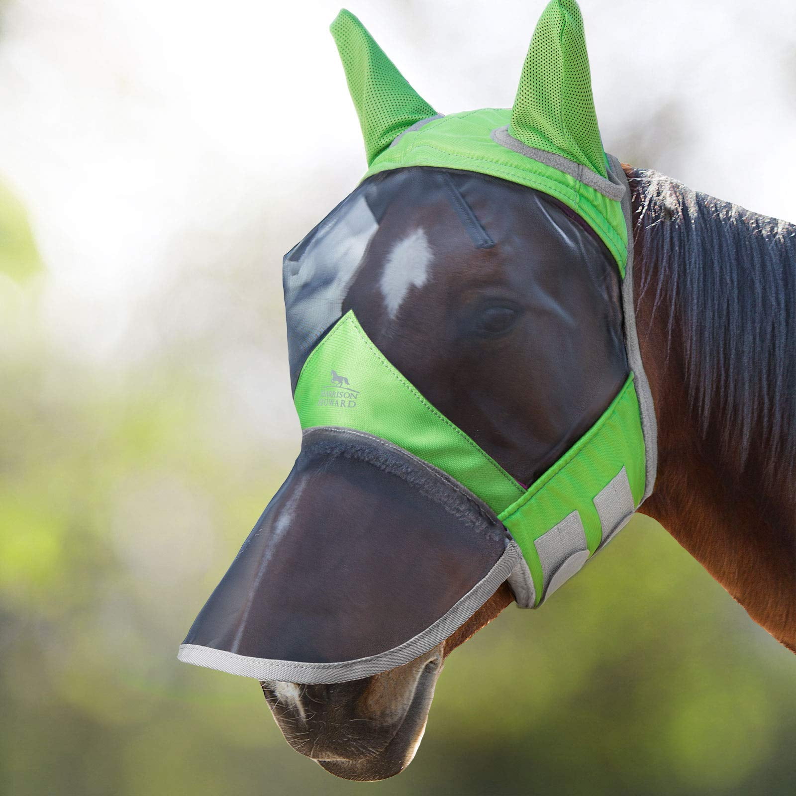 Harrison Howard CareMaster Pro Luminous Fly Mask Full Face Pasture ...