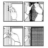 Antqov DIY Mosquito Window Screen Adjustable Mesh Screens Net Fits Max ...