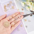 32Pcs 8 Style 304 Stainless Steel Charms Laser Cut Rainbow & Dragonfly ...