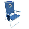 Blue, Ocean Zero, Tall Height, Beach Chair, Cupholder - Walmart.com