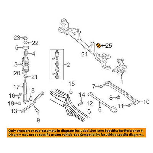 Jeep CHRYSLER OEM 07-11 Wrangler Stabilizer Sway Bar-Front-Bushing ...
