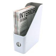 TRU RED Plastic Magazine File White 2/Pack TR55338 - Walmart.com