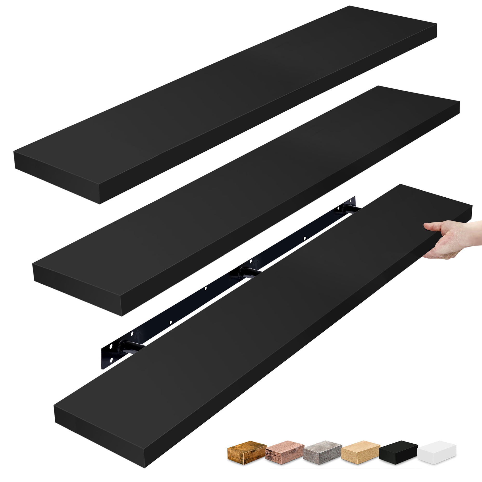 Click here for Sorbus 55in Extra-Long Floating Shelves  Wall-Moun... prices