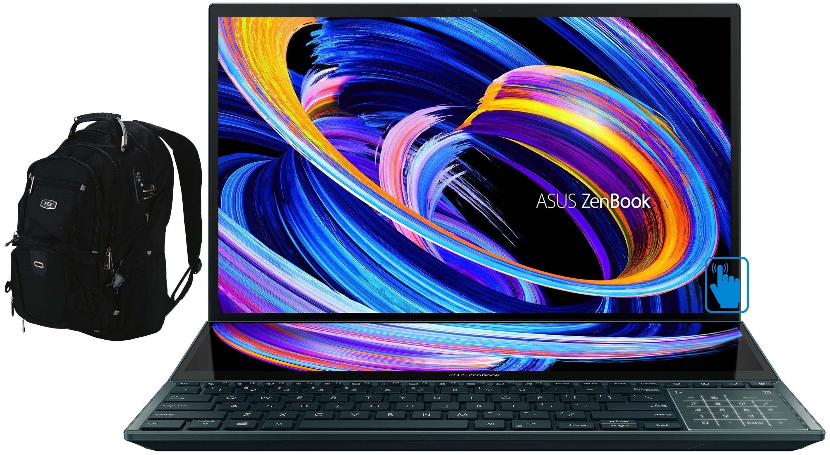 ASUS ZenBook Pro Duo 15 Gaming/Business Laptop (Intel i9-11900H 8-Core ...