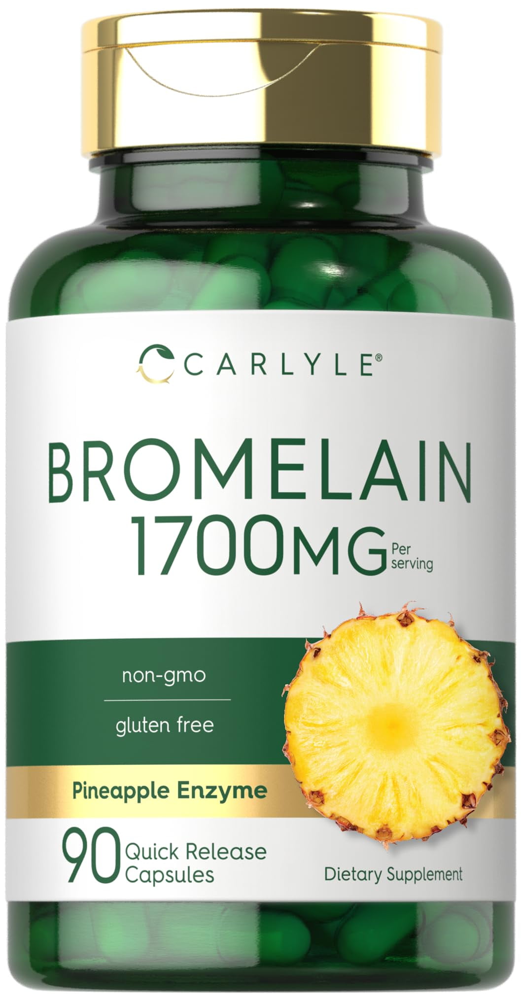 Suplemento Bromelain 1700 mg 90 cápsulas CARLYLE | Walmart en línea
