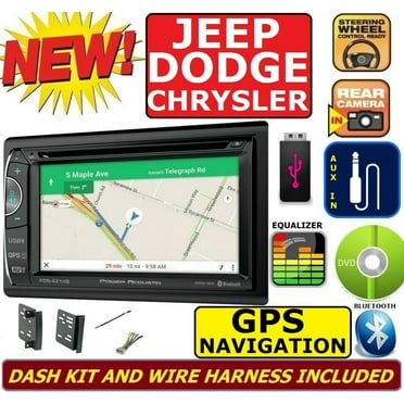 CHRYSLER JEEP DODGE GPS NAVIGATION SYSTEM BLUETOOTH/USB/EQ CAR RADIO ...