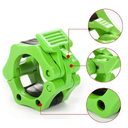 U-KISS A Pair Lock Jaw Collars Olympic Barbells Muscle Clamp Bar ...