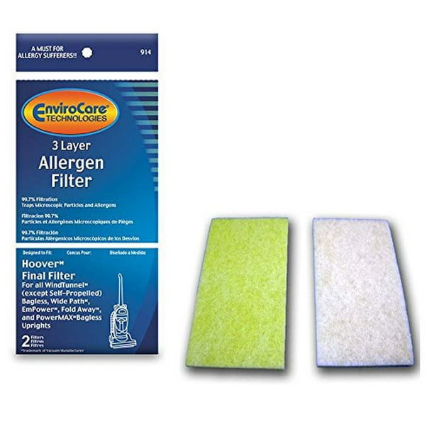 Replacement Part For Hoover EnviroCare Premium 3 Layer Final Vacuum ...
