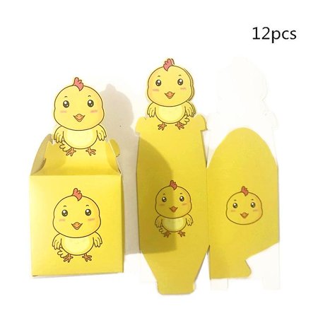 12pcs Cartoon Animal Candy Popcorn Box Dog Horse Sheep Box Birthday ...