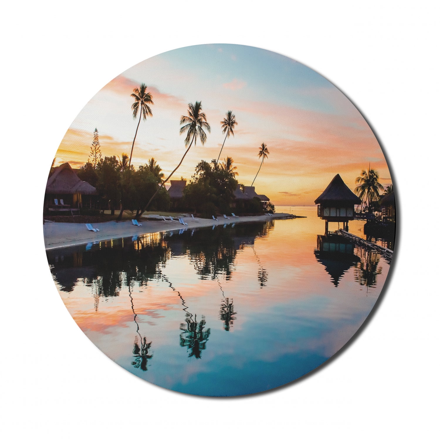 Tropical Mouse Pad for Computers, Tropical Sunset Moorea French ...