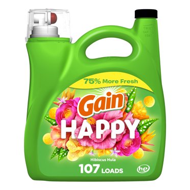 Gain Original, 107 Loads Liquid Laundry Detergent, 165 Fl Oz - Walmart.com
