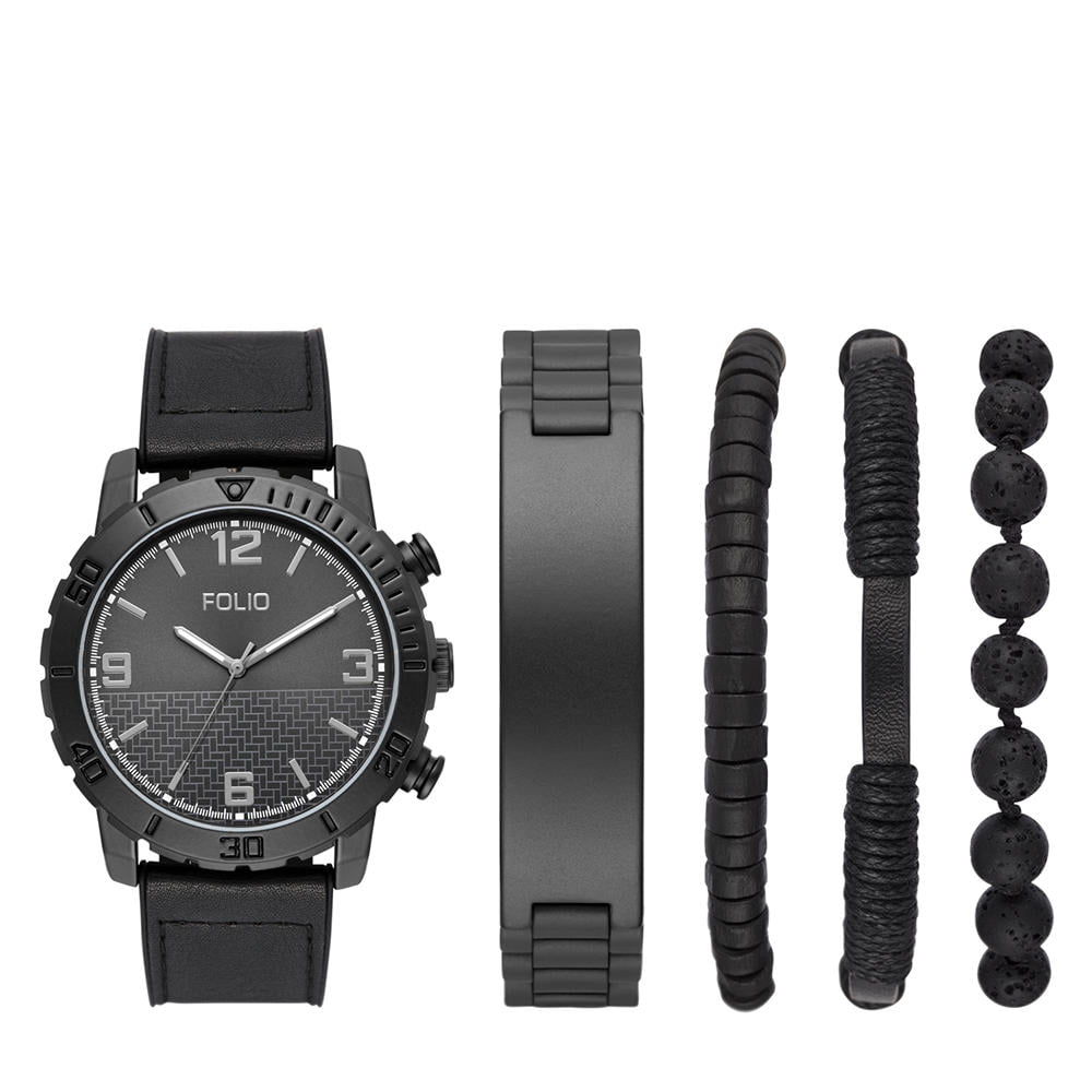 Set de Reloj Folio FMDFL6036 Negro para Hombre | Walmart en línea