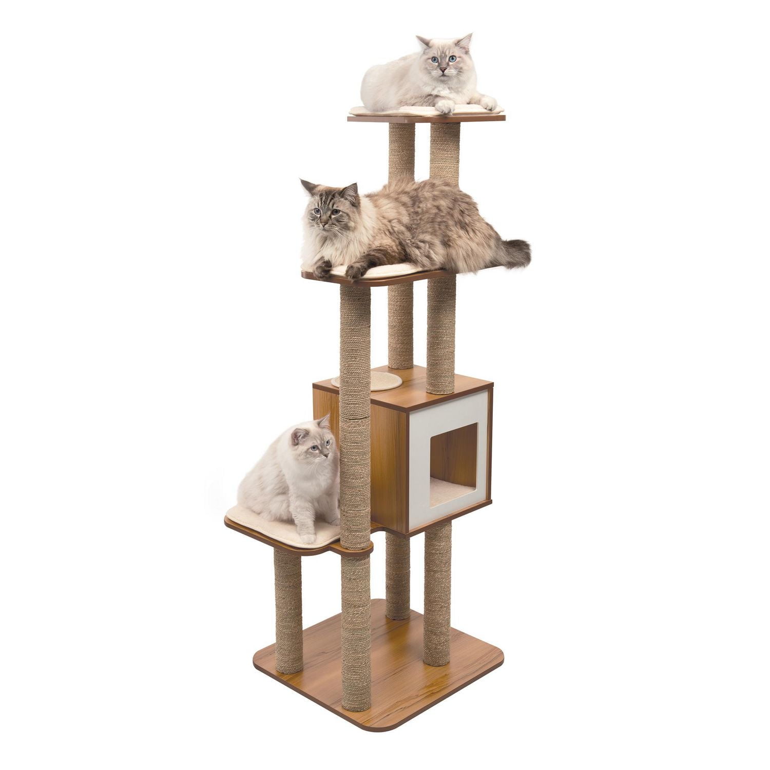 Click here for Catit Vesper High Base  Walnut  Extra Large Cat Tr... prices