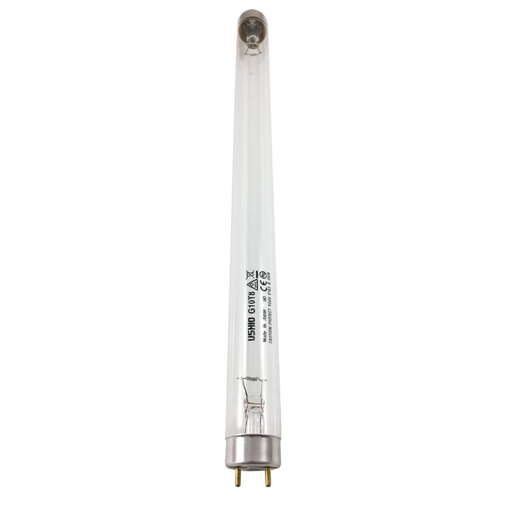 USHIO G10T8 9.5W Germicidal Low Pressure Mercury-Arc Lamp - Walmart.com