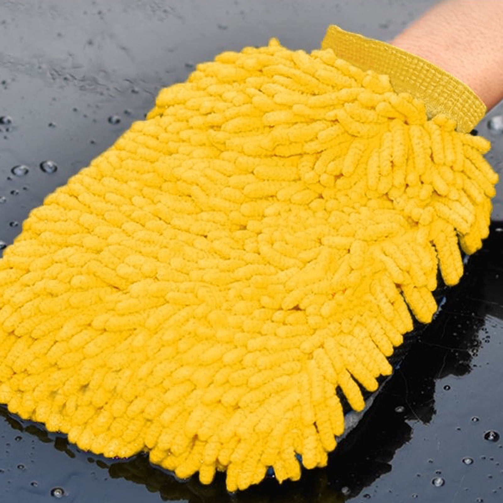 Travelwant Car Wash Mitt Microfiber, 2PK-Scratch & Lint Free, Premium ...