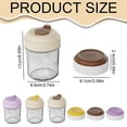 CMrtew 13.5oz Overnight Oats Jars, Yogurt Containers with Ice Box, Leak ...